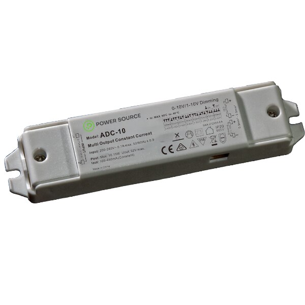 POWER SOURCE ADC-10 LED Driver Selectable CC 10W 100~450mA 3~42V 0/1 ...